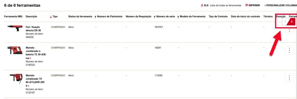 Gestão online para ferramentas e reparações - Hilti Brasil